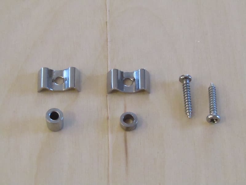 Glarry Stratocaster String Trees 2021 - Silver Chrome | Reverb