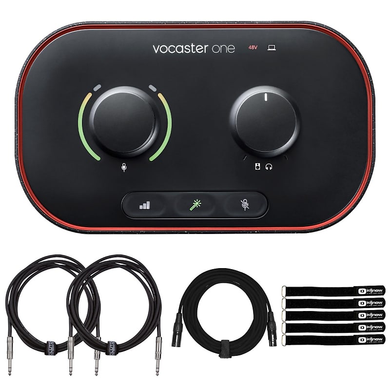 Focusrite Vocaster One Podcast Recording USB Interface with | Reverb