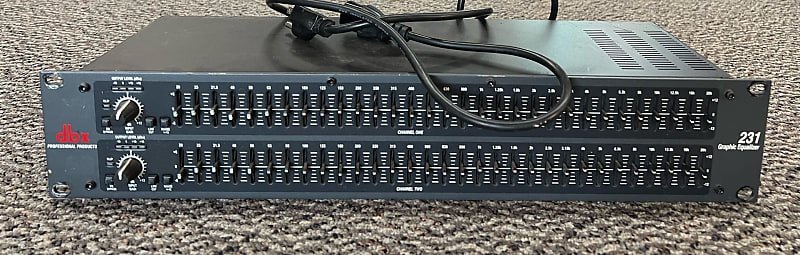 DBX 231S Dual 31-Band Professional Quality Graphic EQ | Reverb