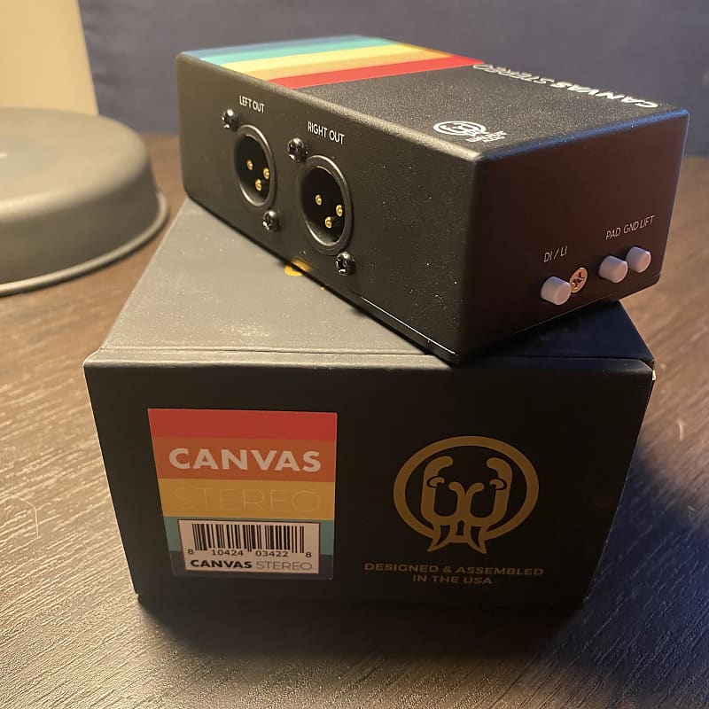 Walrus Audio Canvas Stereo Dual Line Isolator Direct Box 2022 | Reverb