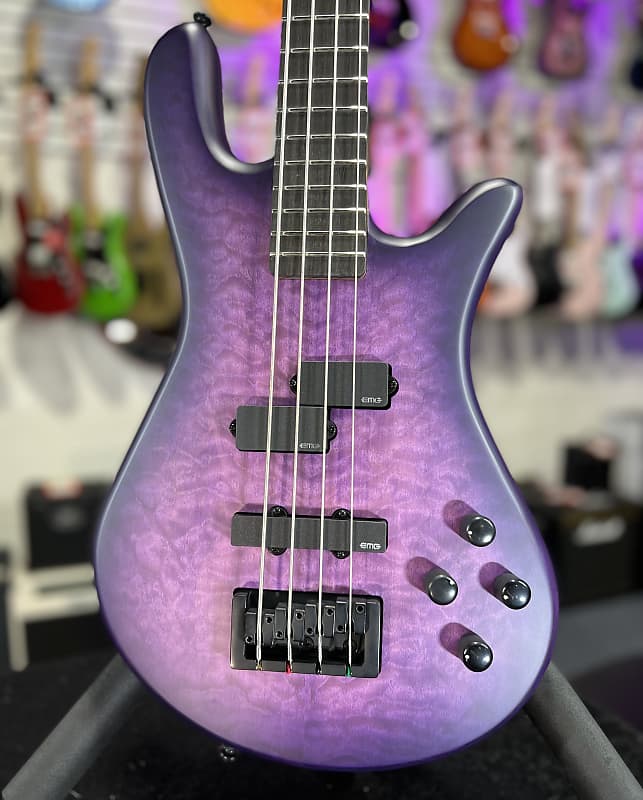 Spector NS Pulse 4 Bass Guitar - Ultra Violet Authorized | Reverb