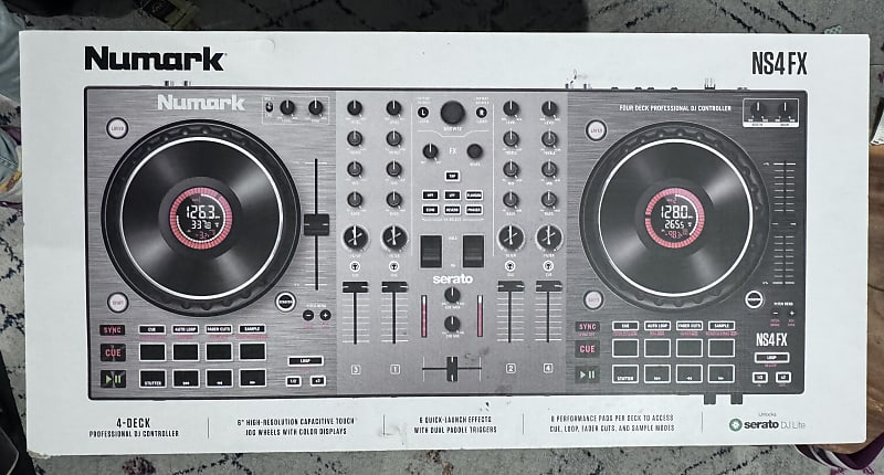 Numark NS4FX 4-Deck Professional DJ Controller | Reverb