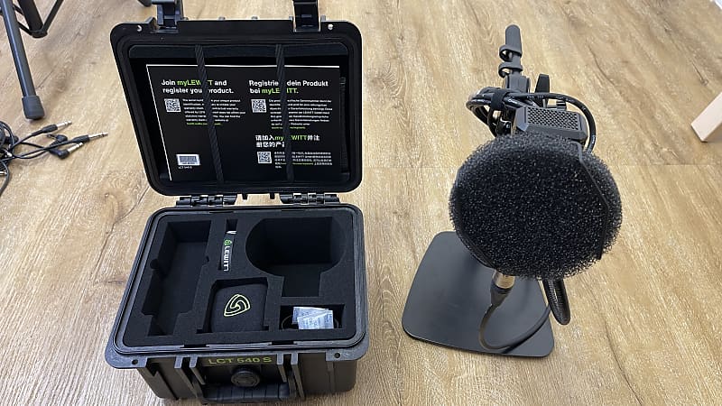 Lewitt LCT 540S Condenser Microphone + Hakan P110 Pop Filter | Reverb