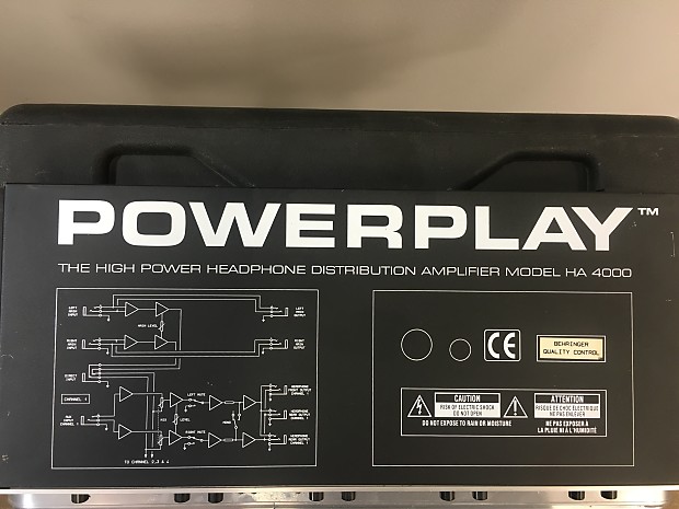 Behringer HA 4000 Headphone Distrobution Amp Black | Reverb