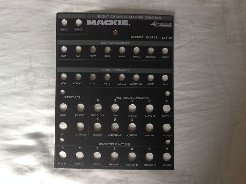 Mackie MCU Control Universal Control Surface Overlay | Reverb UK