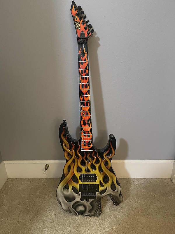 ESP Screaming Skull 20404 Black | Reverb