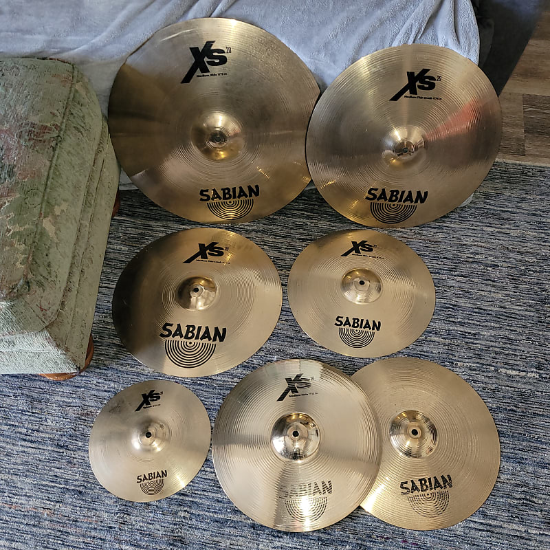 Sabian XS 20 Complete Set of Cymbals in Great Condition. | Reverb