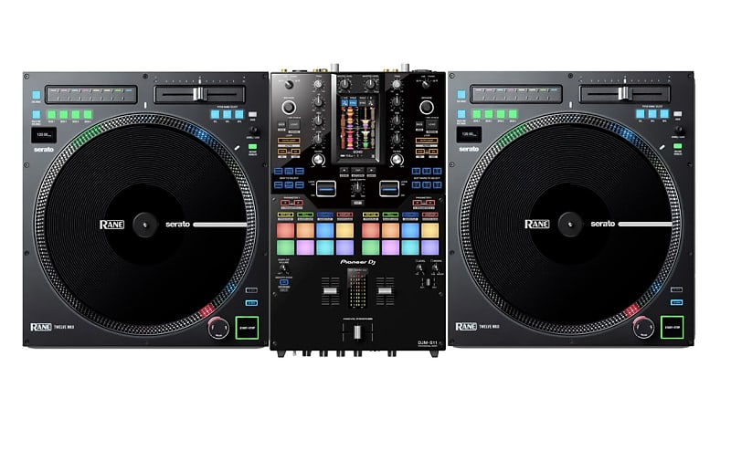 Pair of Rane Twelve MKII Serato Controller Decks w/ Pioneer | Reverb