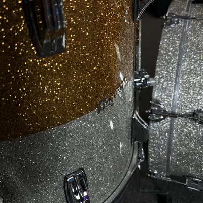 Rogers Powertone 12/14/20" Drum Set Kit in Gold-Silver Two | Reverb