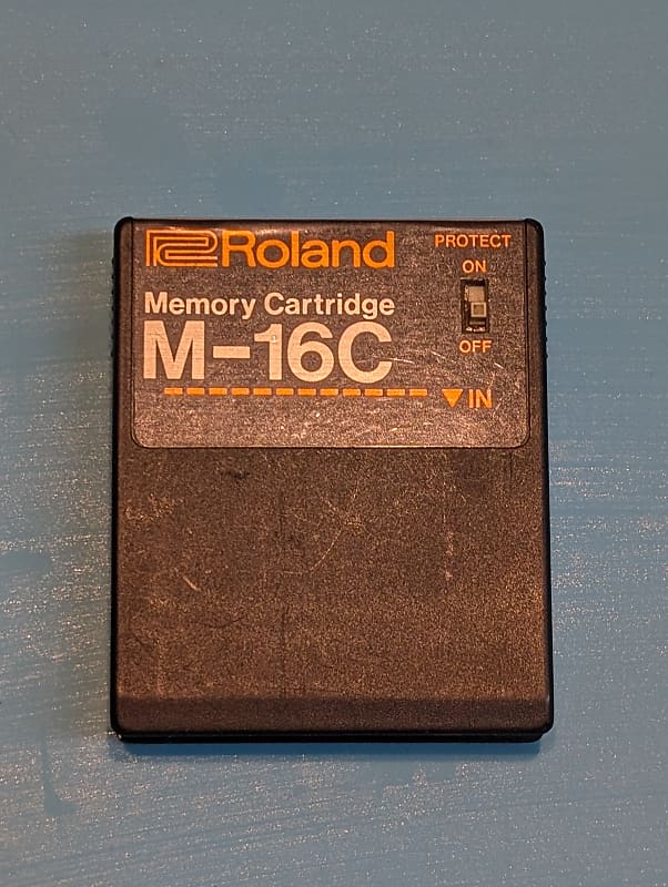 Roland M-16C Memory Cartridge 1985 - Black | Reverb