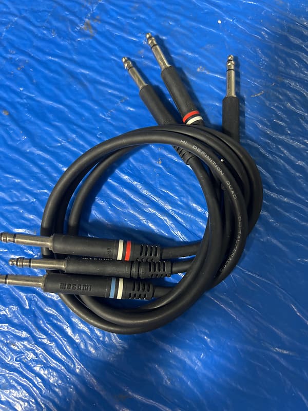 Mogami TT patch 2893 cables 15” 2000 - Black | Reverb