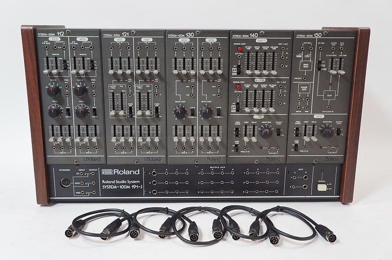 Roland SYSTEM-100M Analog Modular Synthesizer Studio System | Reverb