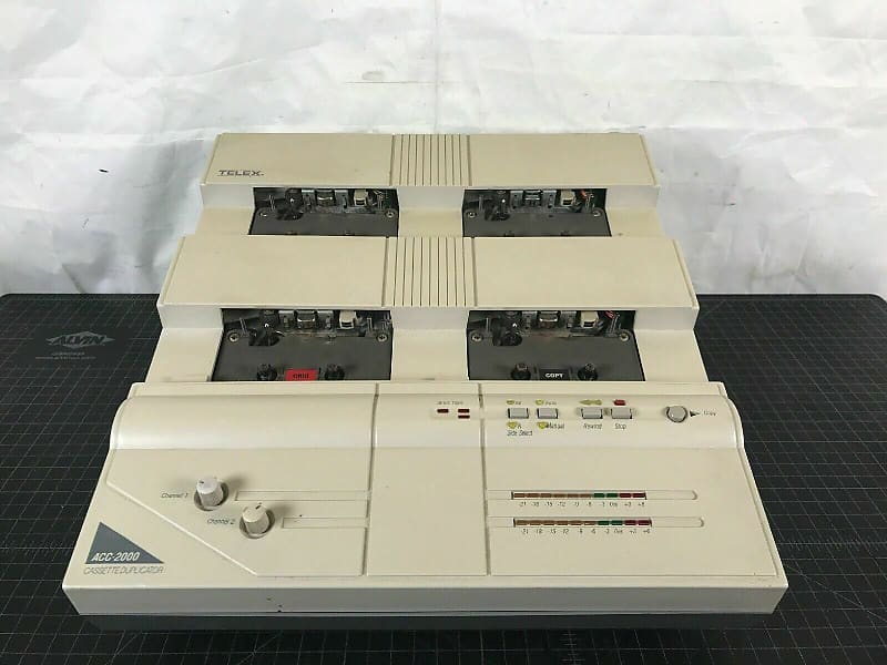 Telex Acc 2000 Xl Cassette Duplicator Recorder Dubbing | Reverb