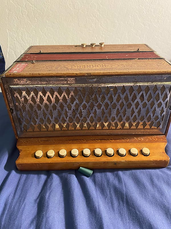 VINTAGE Hohner Single Row G/C Button Accordion | Reverb