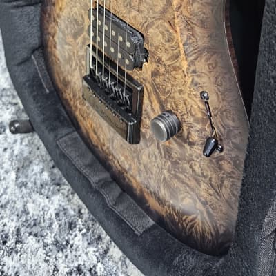Kiesel AJ6E Andy James Crescent Signature 2021 Burled Maple | Reverb