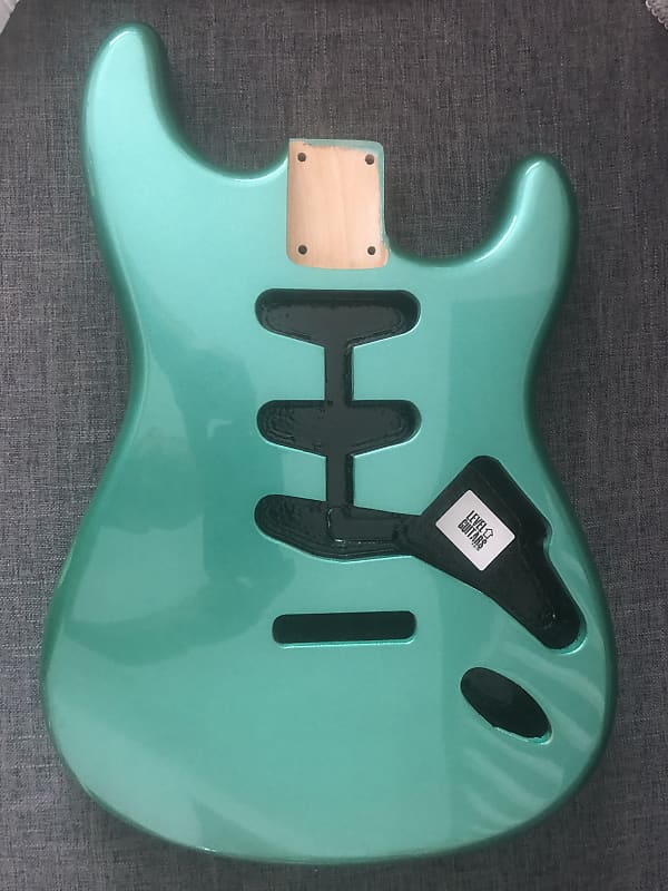 Level Up Guitars Alder Strat Body - Sherwood Green | Reverb