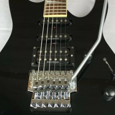 Jackson Dinky DK2 Black w/ chrome hardware, floyd rose, Gator | Reverb