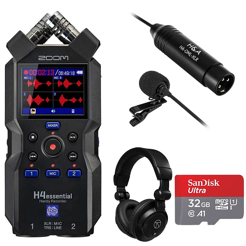 Zoom Zoom H4essential 4-Track 32-Bit Float Handy Recorder | Reverb