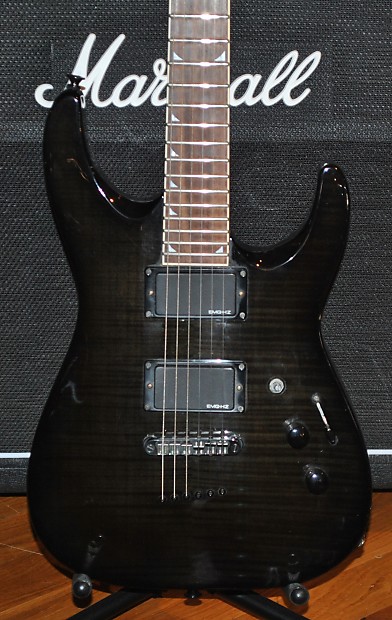 Jackson DKMG Dinky Transparent Black | Reverb