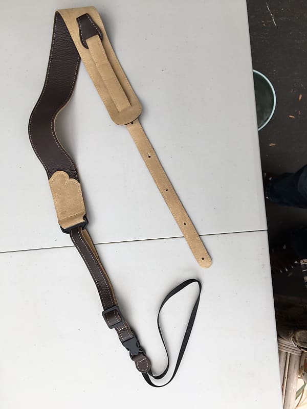 Franklin Dobro Resonator Leather strap 2021 Brown/Tan | Reverb