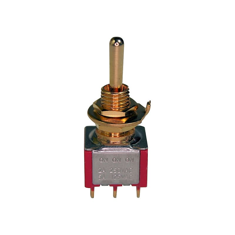 Taiway DPDT On/On/On Mini Toggle Switch (Gold) | Reverb