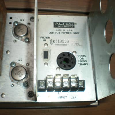 Altec Lansing 1593C Rack Mount power amplifier | Reverb