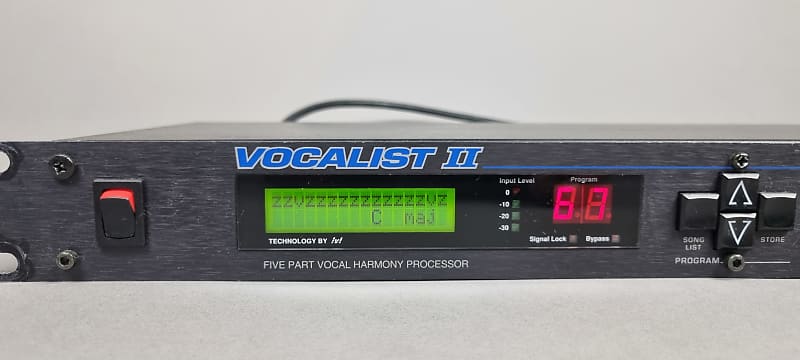 DigiTech Vocalist II Vocal Harmony Processor 2000s - Black | Reverb