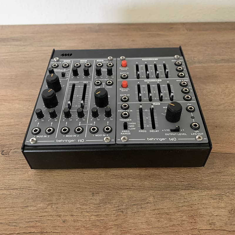 Modular Synth Eurorack Behringer System 100 110 140 With Reverb