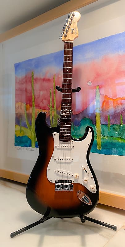 GMP Fender Stratocaster 1:3 Scale Guitar Replica 3-Tone | Reverb