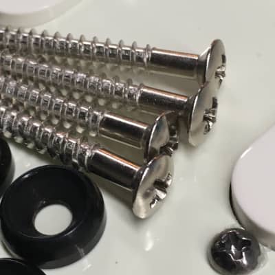 4 NOS Relic Black Screw Guitar Neck Mounting Ferrules | Reverb Canada