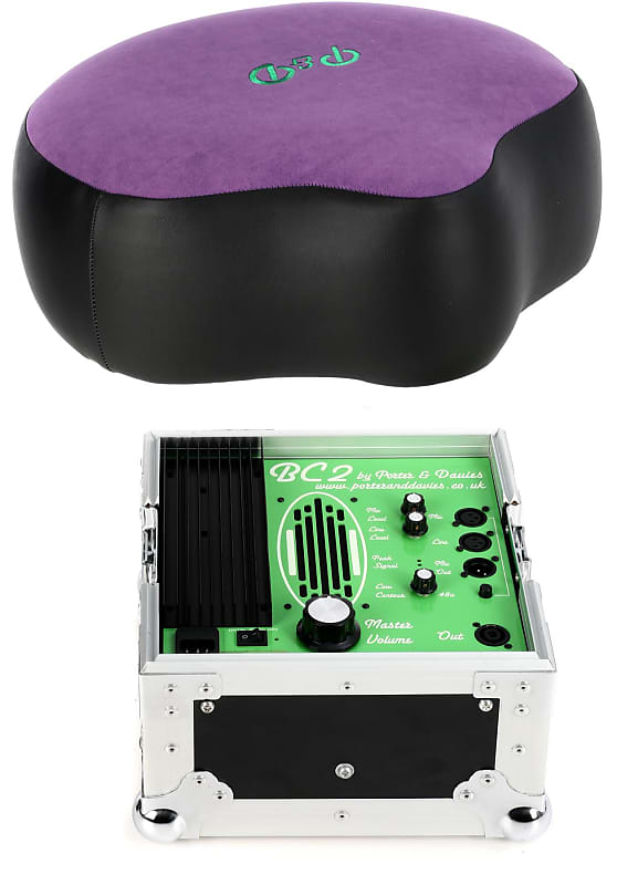Porter & Davies BC2 Tactile Drum Monitor with Saddle Throne | Reverb