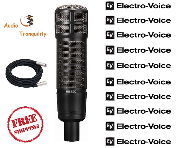 Electro Voice RE-320 Pro Studio Microphone With Free 20Ft. | Reverb