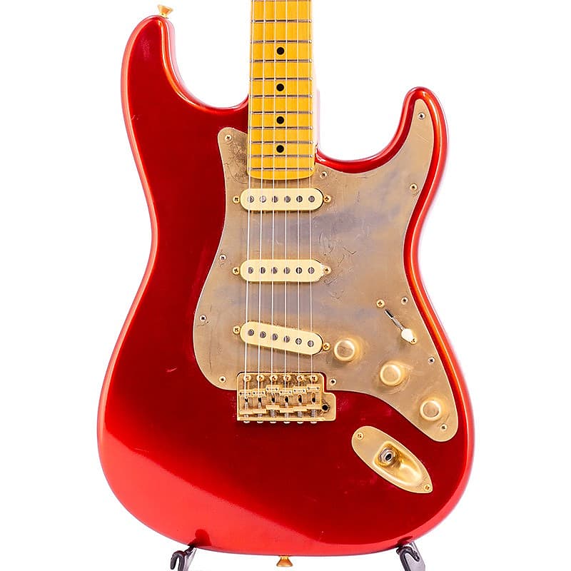 Moon ST Type Aluminum Pickguard Modified/Candy Apple | Reverb