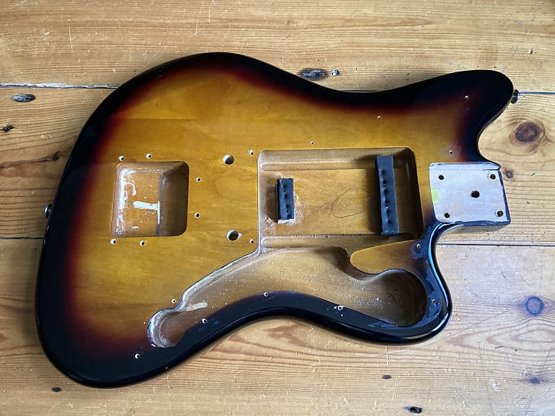 J&D Guitars Jazzmaster Guitar Body Solid Alder | Reverb