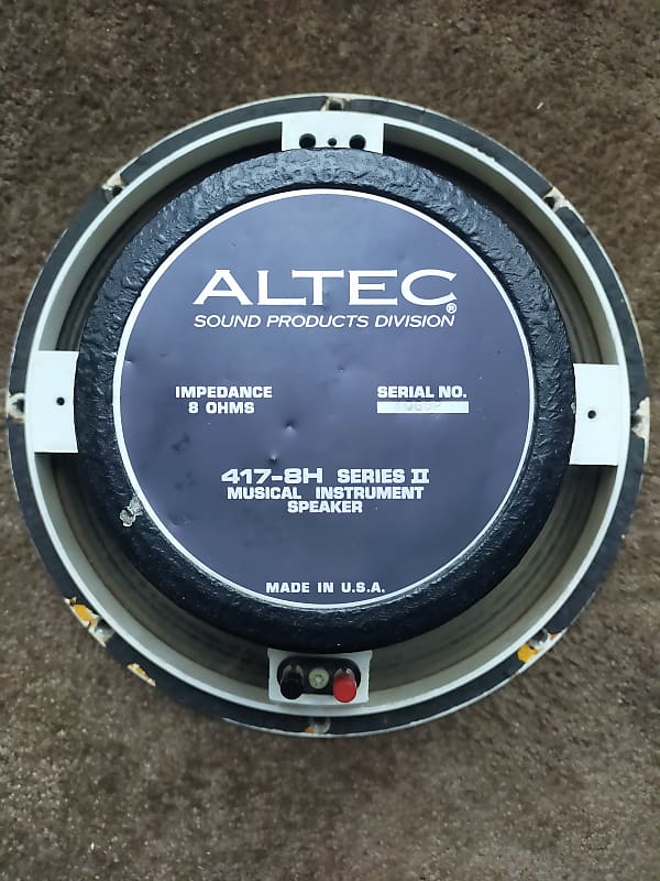Altec Altec 417-8h Series II 1970-1980 - Black | Reverb