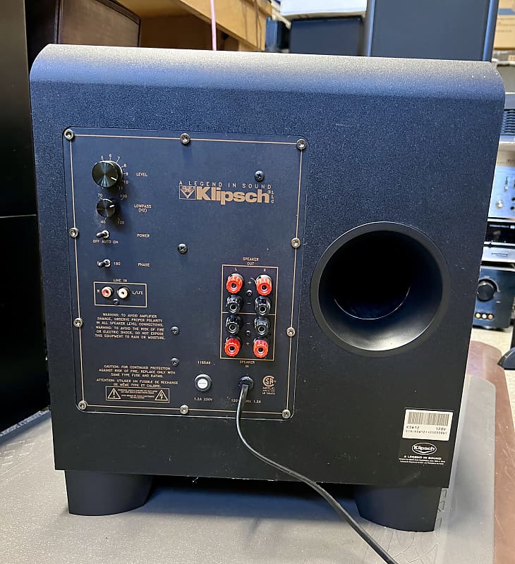 Klipsch KSW-12 Synergy Series 300 Watt 12" Powered Subwoofer; | Reverb