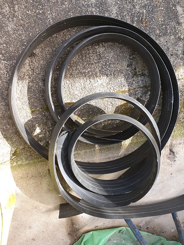 Rubber floor trunking for cables, 2 lengths | Reverb