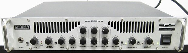 Fender 800 PRO Bass Amp Head 800 watts @ 4 ohms | Reverb