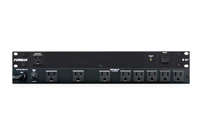 New Furman M-8x2 Merit Series 8 Outlet Power Conditioner & | Reverb