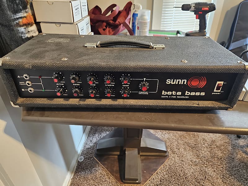 Sunn Beta Bass Vintage Amp Head Fully Serviced | Reverb