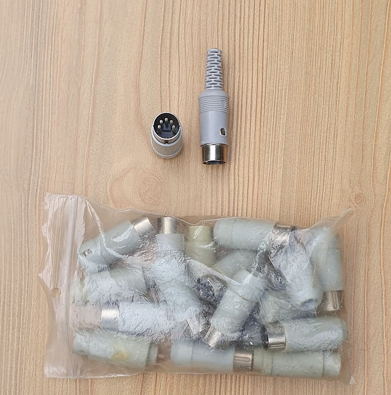 3 and 5 DIN (small Tuchel) male connector - 18 pieces | Reverb Canada