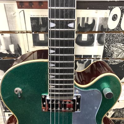 Alden AD Western Star Semi Acoustic Guitar Green Sparkle | Reverb UK
