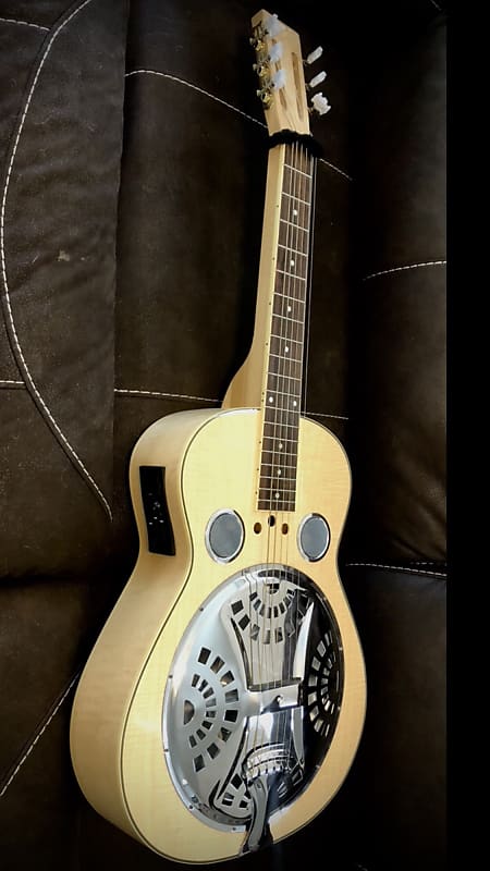 Dobro Hound Dog Deluxe “STYLE “ Squareneck w/ Fishman | Reverb