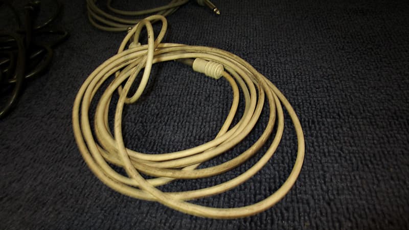 Fender Vintage Patch Chords 1950s 1960s - Black & Grey | Reverb