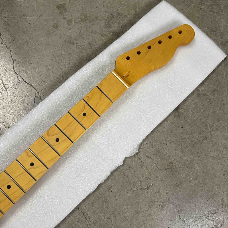 Tele Neck fits fender Telecaster body 22 frets Maple | Reverb