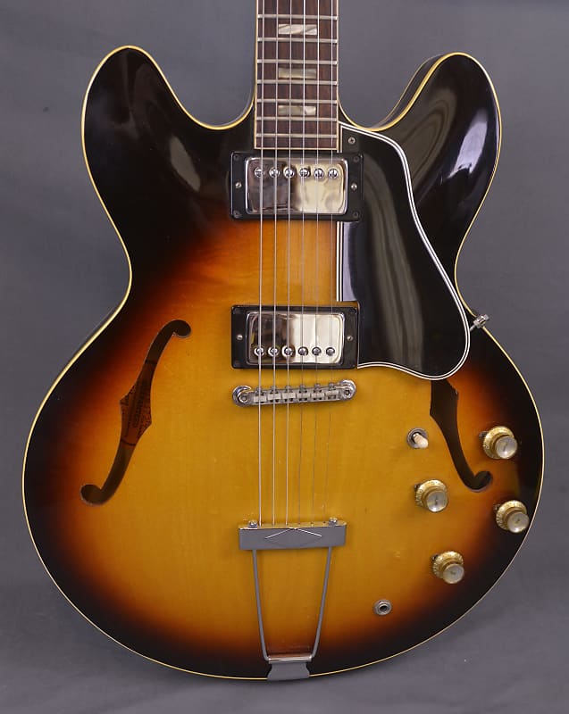 1965 Vintage Gibson ES-335 Sunburst 1959 Neck Stinger ~Super | Reverb