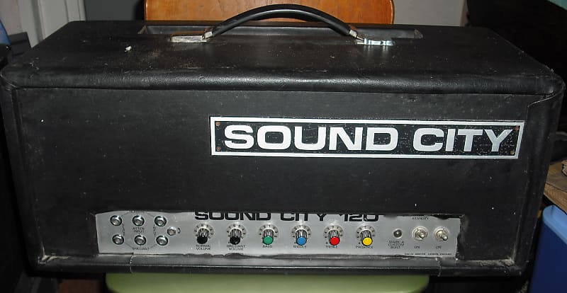 Sound City 120 70s vintage valve bass amplifier guitar amp | Reverb