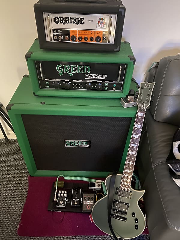 Matamp Gt120 MV 2015 Green Half Stack 4x12 | Reverb