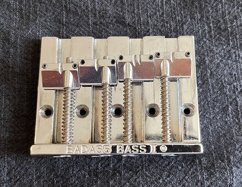 Leo Quan Badass II bass bridge for Fender J/P bass 1980s - | Reverb