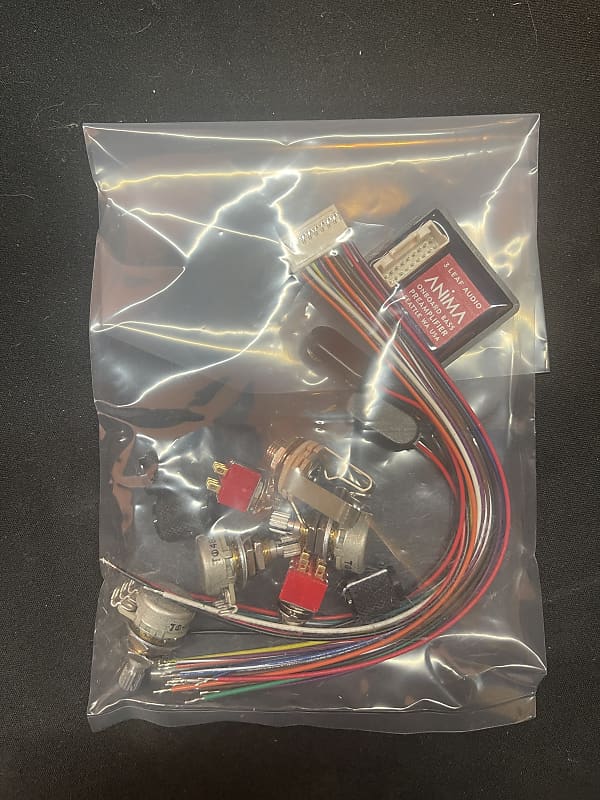 3Leaf Audio Anima RED Onboard Bass Preamp - FULL KIT | Reverb